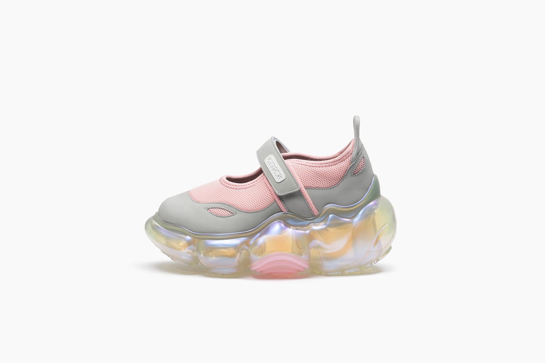MOOPIE MARY JANE - PINK GRAY / CLEAR AURORA (ムーピー メリージェーン - ピンクグレー ...