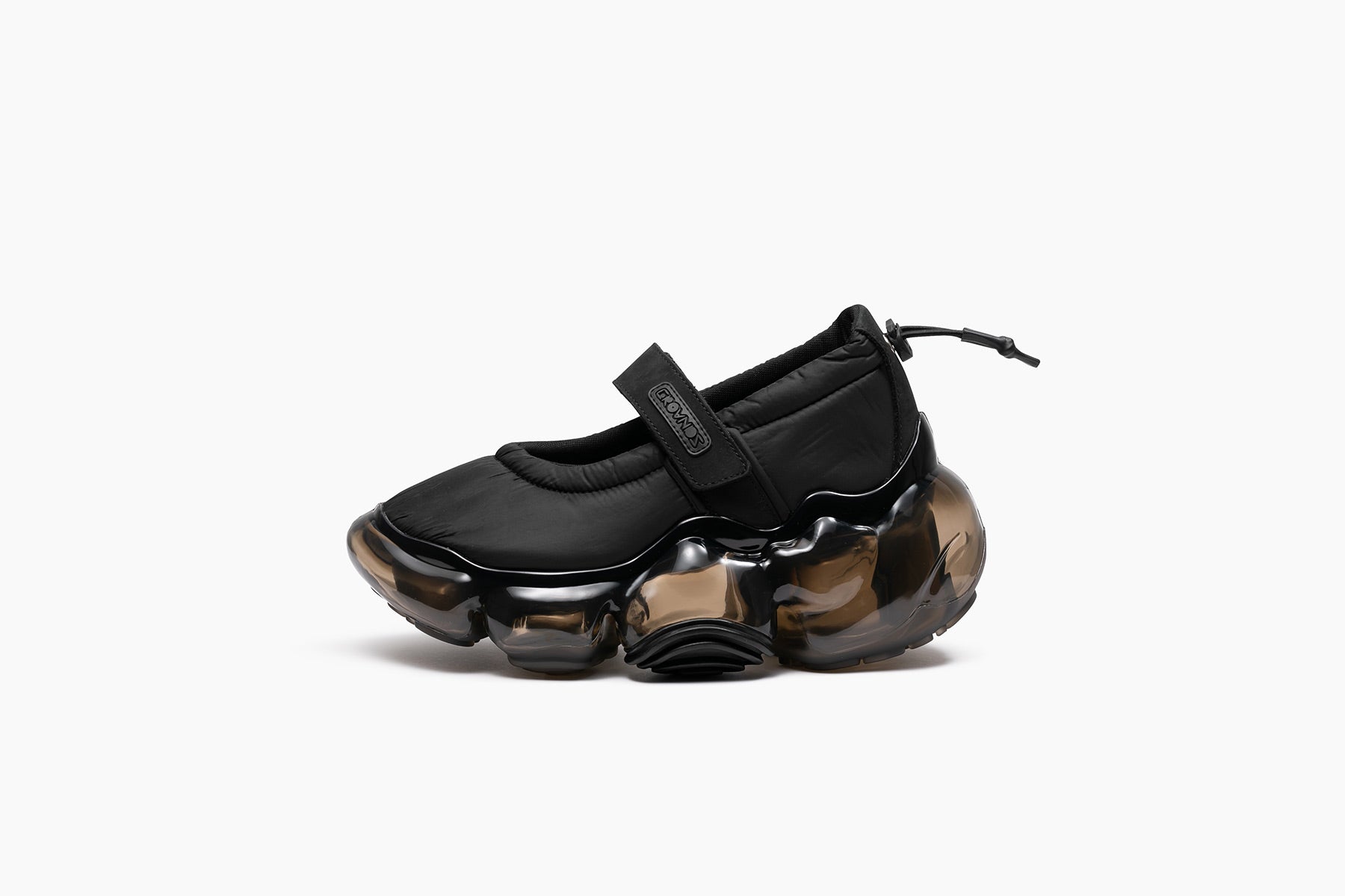 MOOPIE STRAP PUMPS - BLACK / BLACK (ムーピー ストラップパンプス ブラック / ブラック)｜grounds公式通販